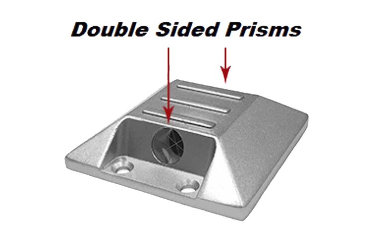 Dual Sided “All-Metal” Road Monitoring Prism – Omni